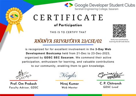 Ananya Srivastava On Linkedin Webdevelopment Bootcamp