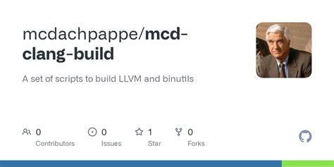 github mcdachpappe mcd clang build a set of scripts to build llvm and binutils