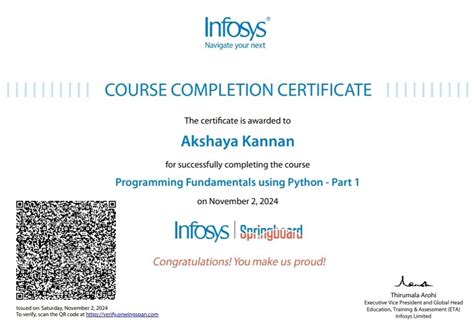 Happy To Announce That I Have Completed Programming Fundamentals Using