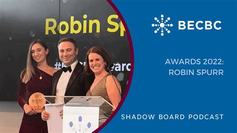 Becbc Award 2022 Podcast Robin Spurr Rising Star Award Youtube