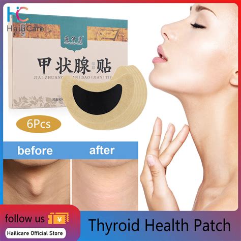 Hailicare 6pcsthyroid Treatment Health Patch Lymphatic Sticker Thyroid Nodule Plaster Patch