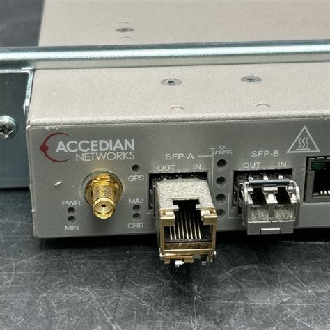 Accedian Amn 1000 Te Network Interface Device Amn 1000 Te Sg See Pics Ebay