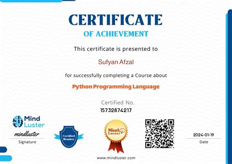 Snipped My Python Certificate And Ready To Tackle Any Challenge Sufyan Afzal Posted On The