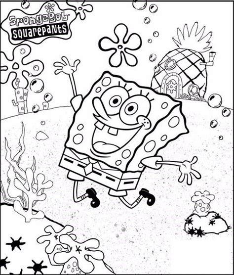 스폰지밥 네모바지 색칠공부 Coloring Pages Cartoon Coloring Pages Coloring Books