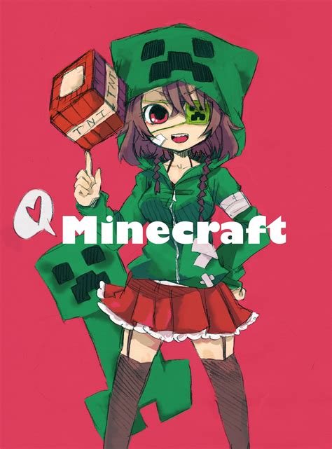 Safebooru Brown Hair Creeparka Creeper Eyepatch Heart Highres Hoodie Kadokawa Kdk Long