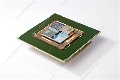 Supercomputer Microchip Stack Stock Image C Science Photo Library