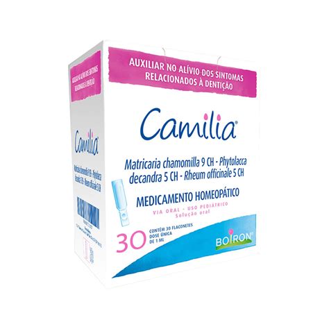 Camilia Solucao Oral Com 30 Flaconetes De 1ml Boiron Preço Popular