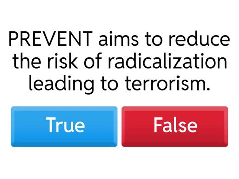 Safeguarding Prevent Quiz