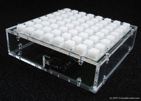 Arduinome Clear Acrylic Case Kit Curious Inventor