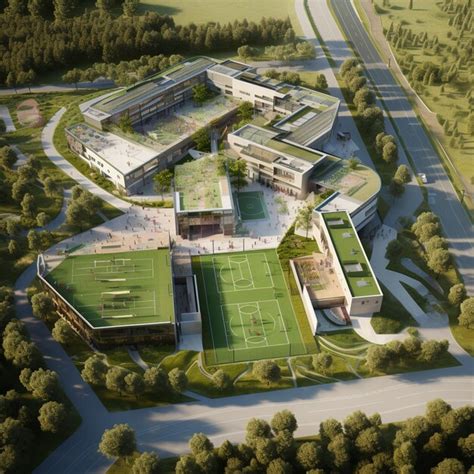 Premium Photo School Map Concept