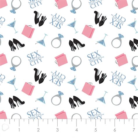 Sex And The City Cotton Fabric By The Yard