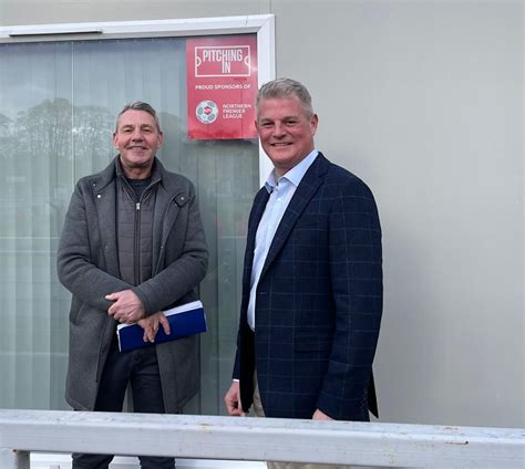 Sport Minister Stuart Andrew Takes In Non League Action At Guiseley Yahoo Sport