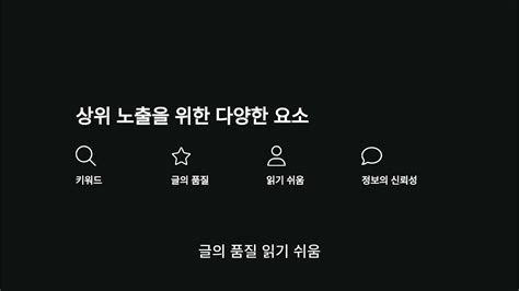 블로그 글을 쓸 때 중심 키워드만 잘 사용하면 자동으로 상위노출이 되나요 Youtube