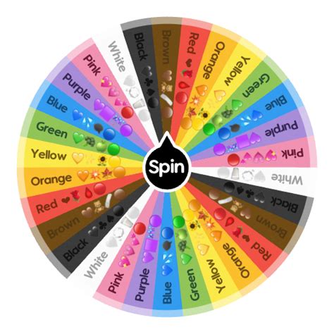 Color Wheel Spin The Wheel Random Picker