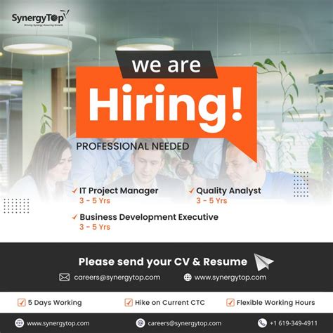 Synergytop Inc On Linkedin Projectmanager Businessdevelopmentexecutive Qualityanalyst