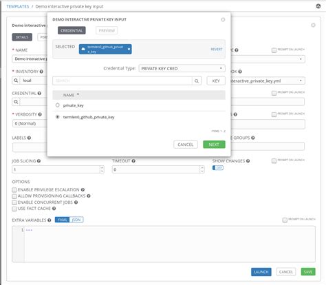 Custom Credentials In Ansible Tower To Store Github Private Keys · Network Automation