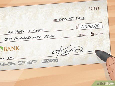 How To Write 1 000 On A Check