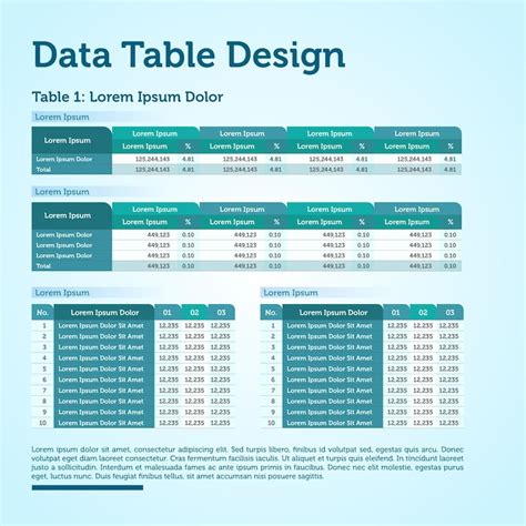 Table Template Design Images Free Download On Freepik