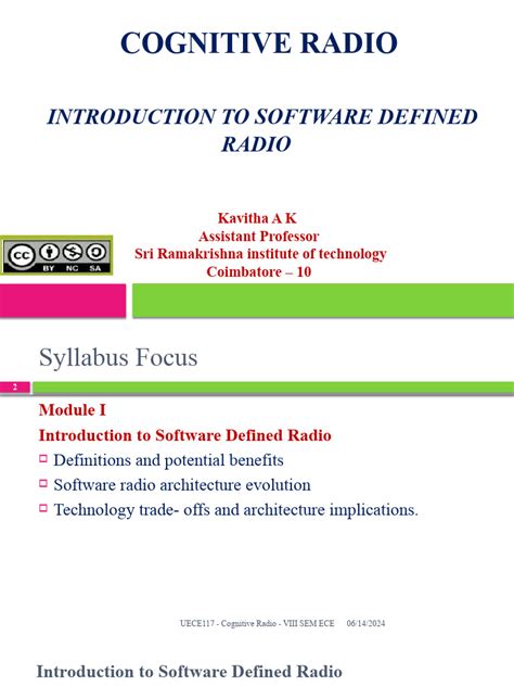 Introduction To Sdr Pdf Software Defined Radio Radio