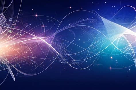 Premium Ai Image Abstract Technology Particles Mesh Background