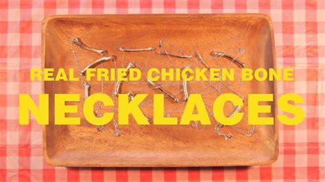 This Kfc Chicken Bone Necklace Is Real Gold And Real Life Racked