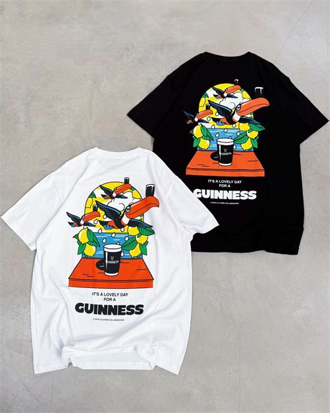 Guinness X Unik Lovely Drops Tee Black Unik Clothing
