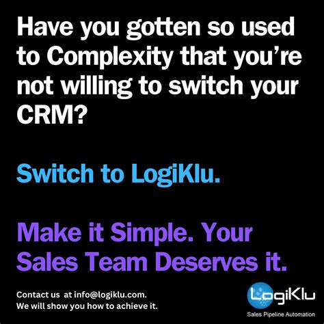 Logiklu Crm Lead Generation For Sales Productivity On Linkedin Crm Crmsolution Salespipeline