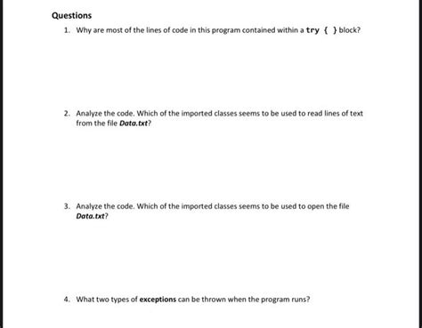 Solved Creating A Data File You Will Now Create A New Text
