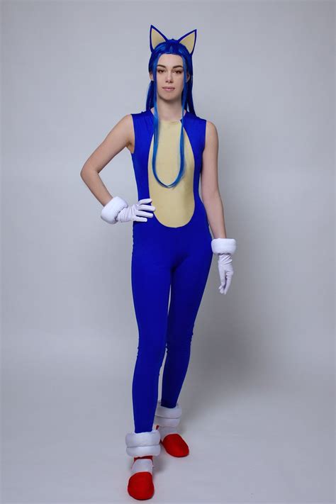 Sonic The Hedgehog Cosplay Costume Sonic Video Game Cosplay Sonic