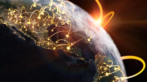 Premium Photo Globalization And Communication Concept Earth And