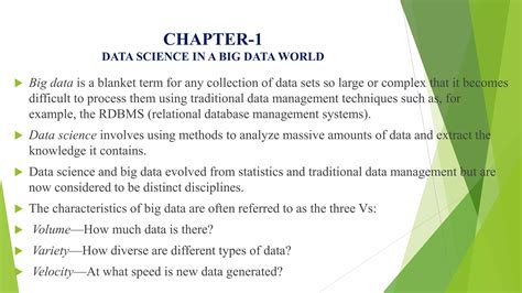 Data Sciencechapter 123 Pptx