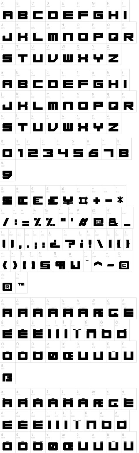 Base 45 Font