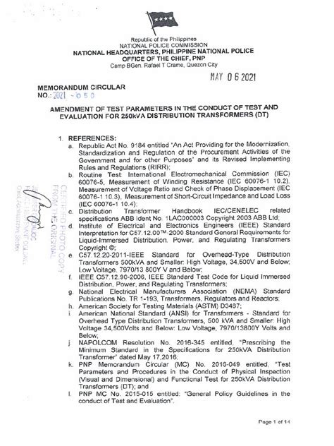 pnp memorandum circular no 2021 050 pdf