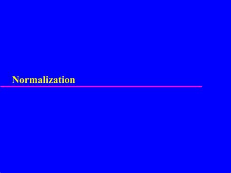 PPT Normalization PowerPoint Presentation Free Download ID 2780382