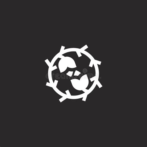 Floral Design Icon Filled Floral Design Icon For Website Design And