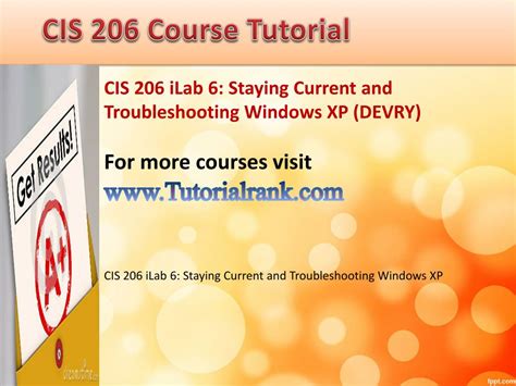 Ppt Cis 206 Course Tutorialtutorialrank Powerpoint Presentation