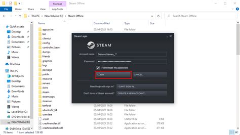 Setup Steam Offline Mode Denuvo Games