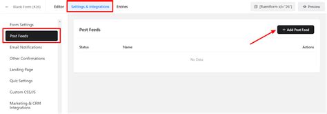 Post Creation With Form Submission In Fluent Forms Wp Manage Ninja
