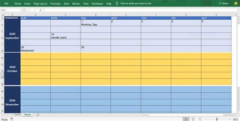 Entry 22 By Faisal9263 For Build A Simple Excel Calendar With Details On Each Day Freelancer