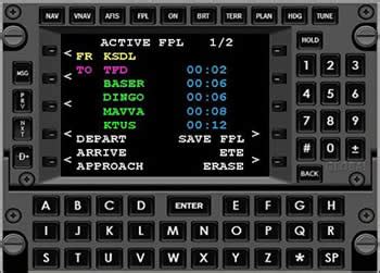 Integrated Simavionics FMS