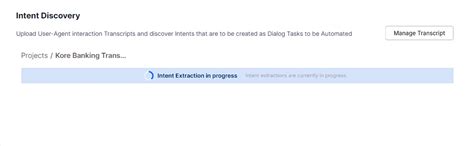 Intent Discovery Kore Ai Docs