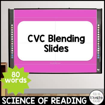 CVC Continuous Blending Slides Phonics Blending Slides Short Vowel Decoding