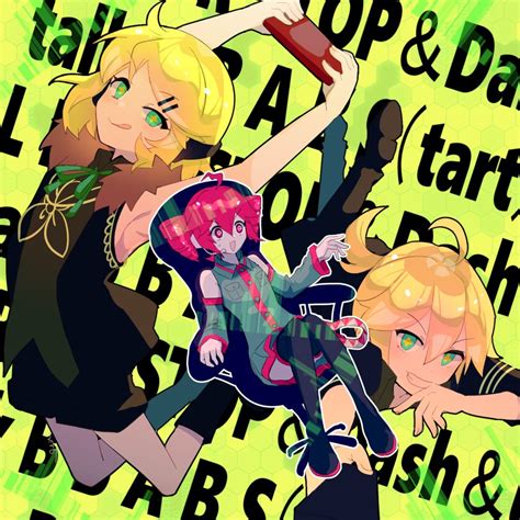 Kagamine Rin Kagamine Len And Kasane Teto Vocaloid And 2 More Drawn