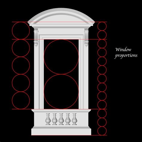 Classical Window With Pedestal And Curved Pediment 3d Model Cgtrader