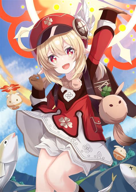 Klee And Dodoco Genshin Impact Drawn By Lr Last Remote Danbooru