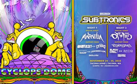 Subtronics Is Bringing Two Nights Of Cyclops Dome To Tacoma This November