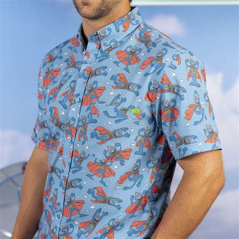 Sesame Street Super Grover Kunuflex Short Sleeve Shirt Rsvlts