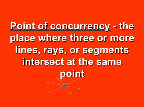 Points Of Concurrency In Triangles Ppt