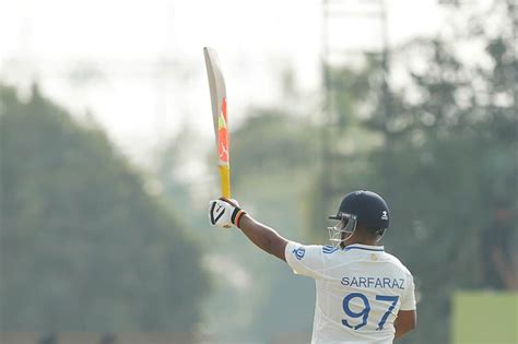 India Vs England Sarfaraz Khan Makes A Stunning Test Debut With His