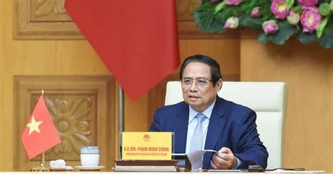 [photo] Prime Minister Pham Minh Chinh Speaks At The Online Climate Summit